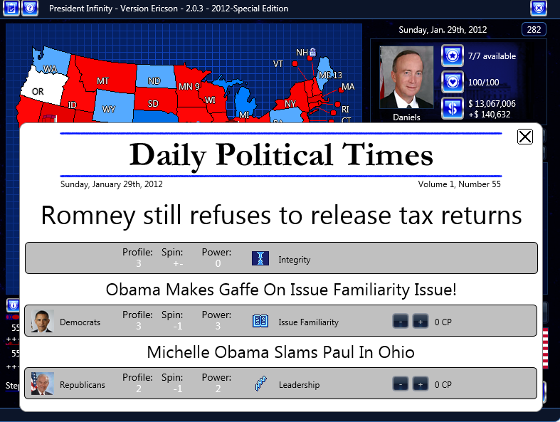 2012 Election-Special Edition – 270sims Campaigns