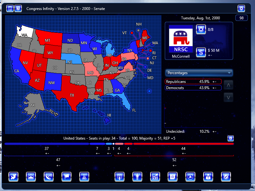 2000 Senate – 270sims Campaigns