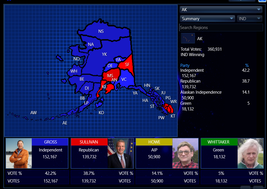 Alaska Senate 2020 – 270sims Campaigns