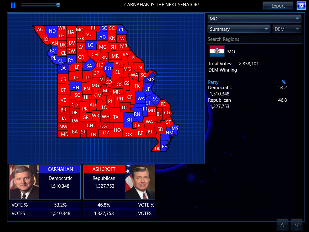 Senatorial – 270sims Campaigns