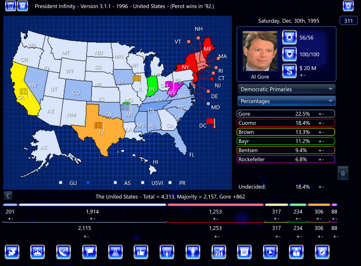 1. President Infinity – 270sims Campaigns