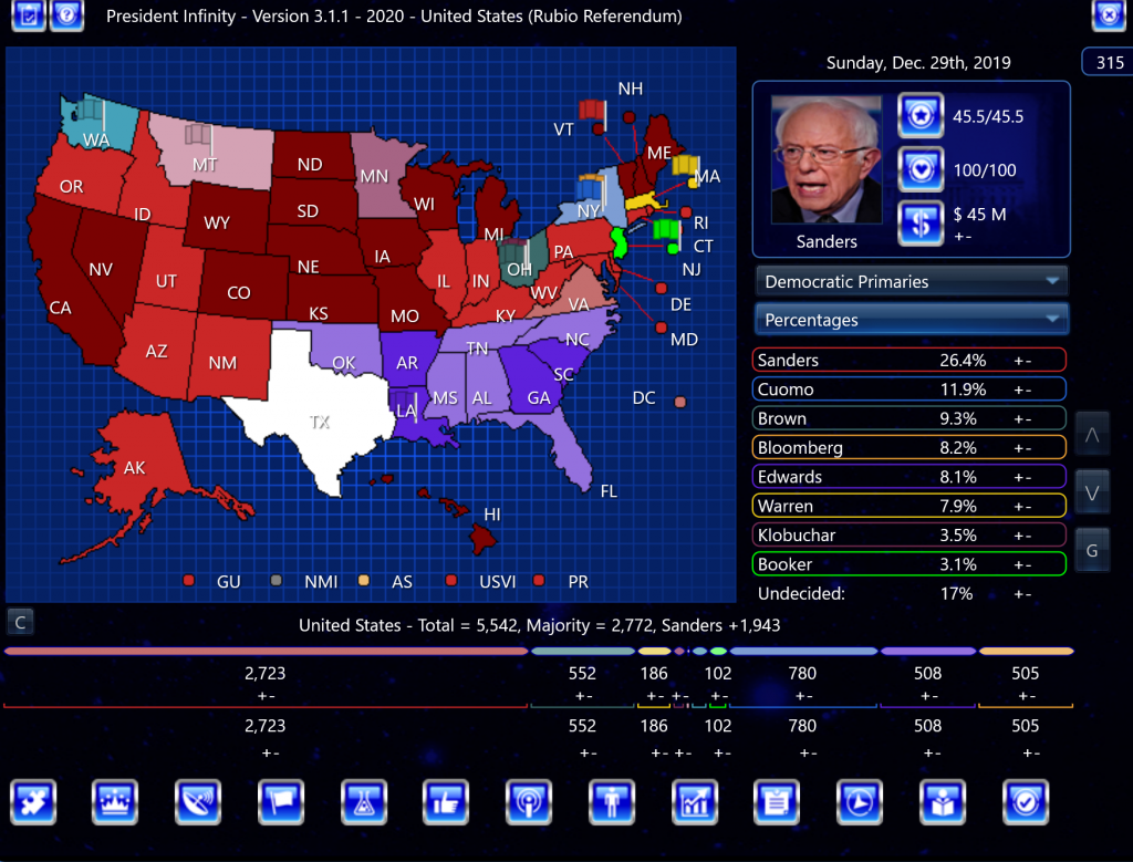 1. President Infinity – 270sims Campaigns