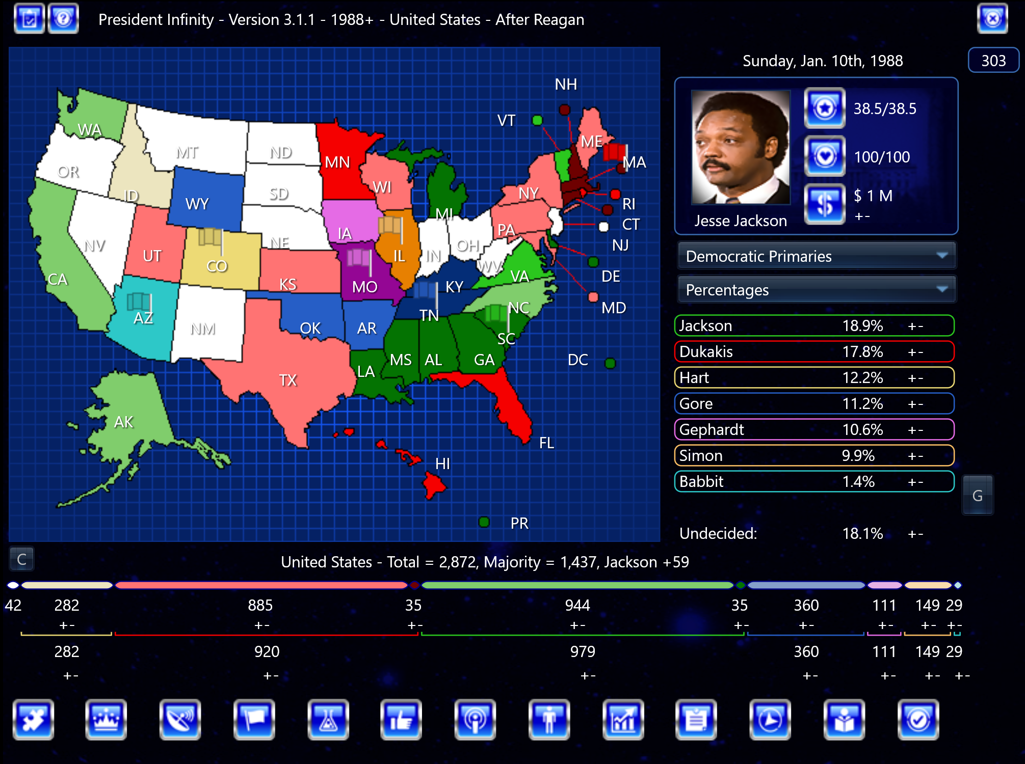 1. President Infinity – 270sims Campaigns