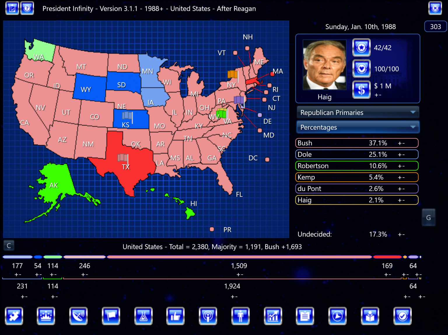 1. President Infinity – 270sims Campaigns