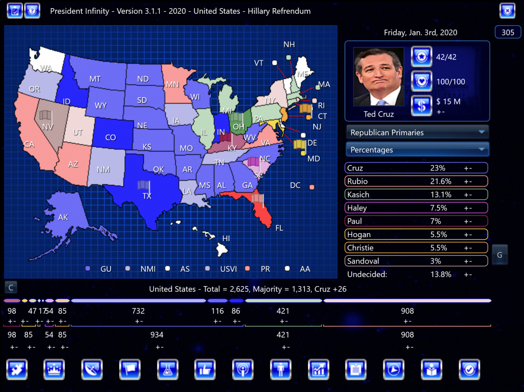 1. President Infinity – 270sims Campaigns