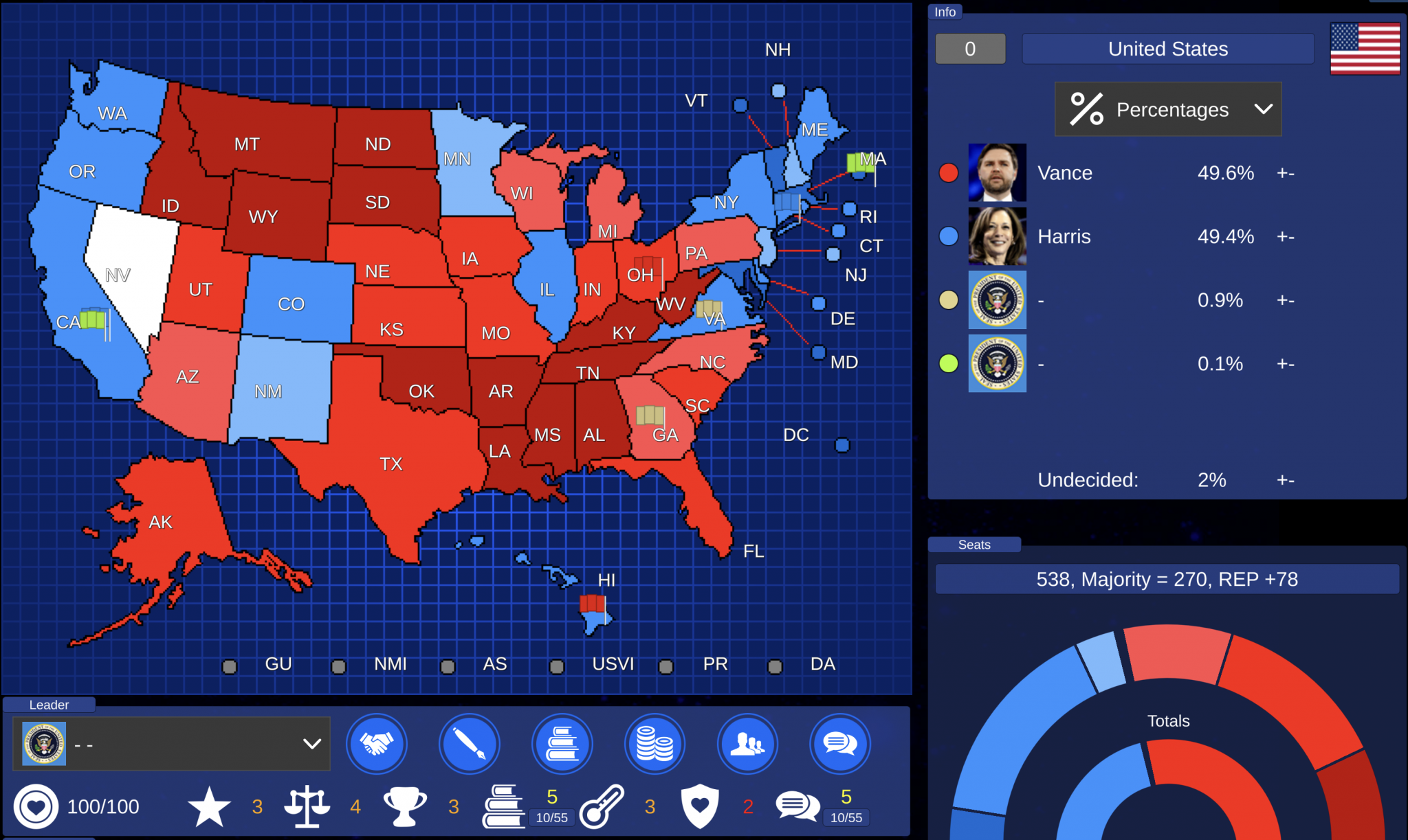 1. President Infinity – 270sims Campaigns